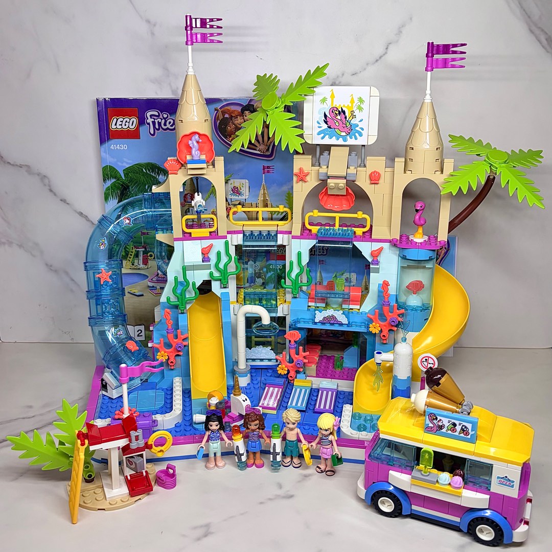 (100% Complete Set) LEGO 41430 Summer Fun Water Park - 1001 Pcs ...
