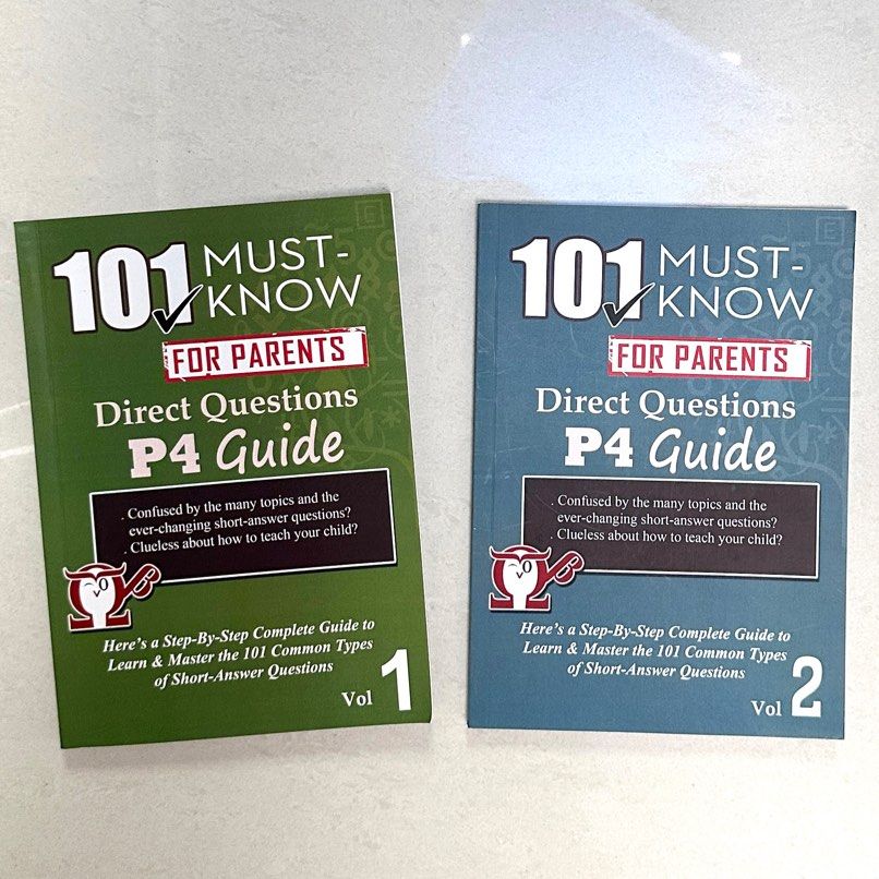 101 Must Know for Parents P4 Guide (Vol 1 & 2), Hobbies & Toys, Books ...