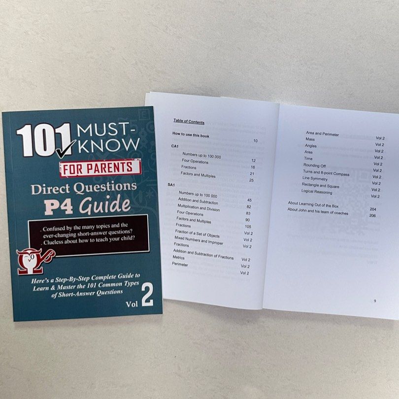 101 Must Know for Parents P4 Guide (Vol 1 & 2), Hobbies & Toys, Books ...