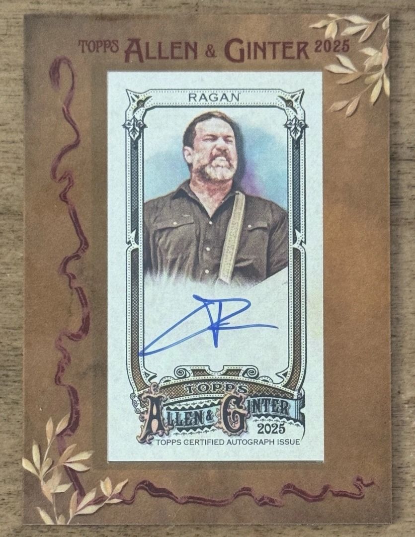 2025 Topps Allen & Ginter Chuck Ragan Musician Framed Mini Auto ...