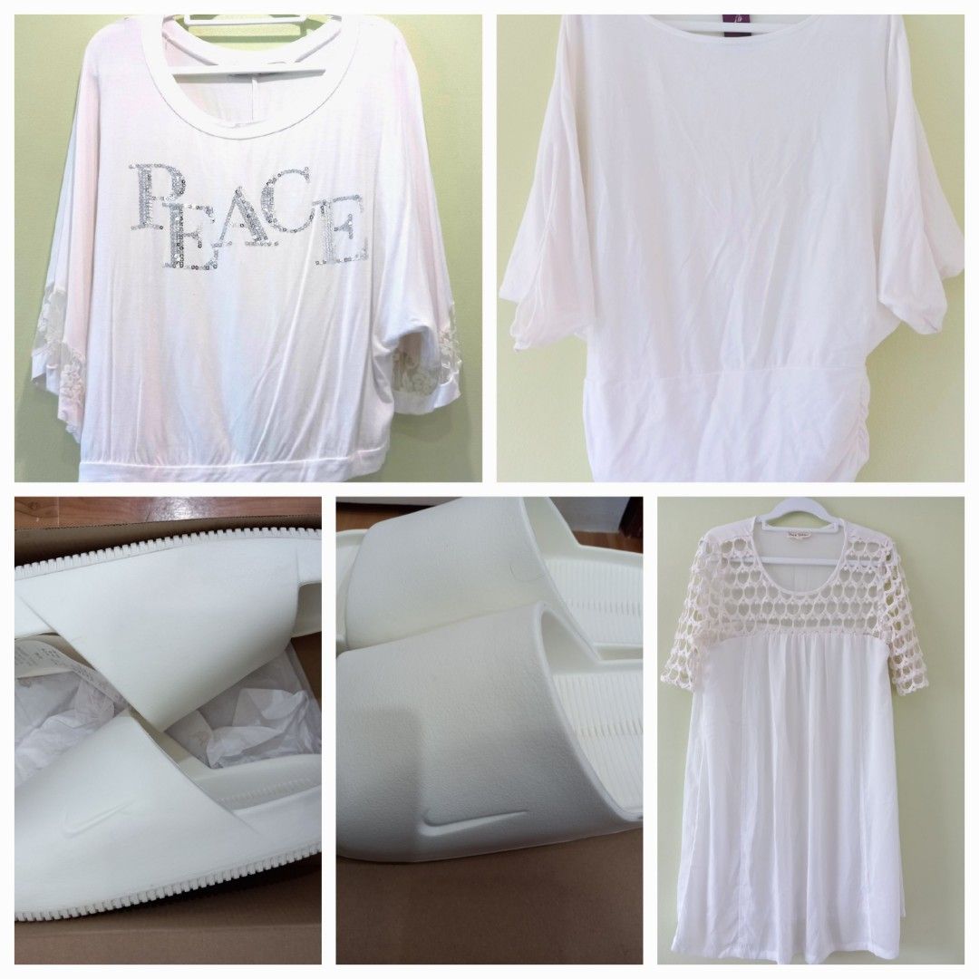 2026 starter kit | White Tops and Dress and Slides, Women's Fashion ...