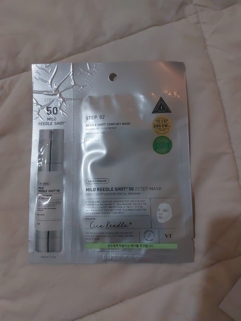 50 mild reedle shot + comfort mask (2 step), Beauty & Personal Care ...