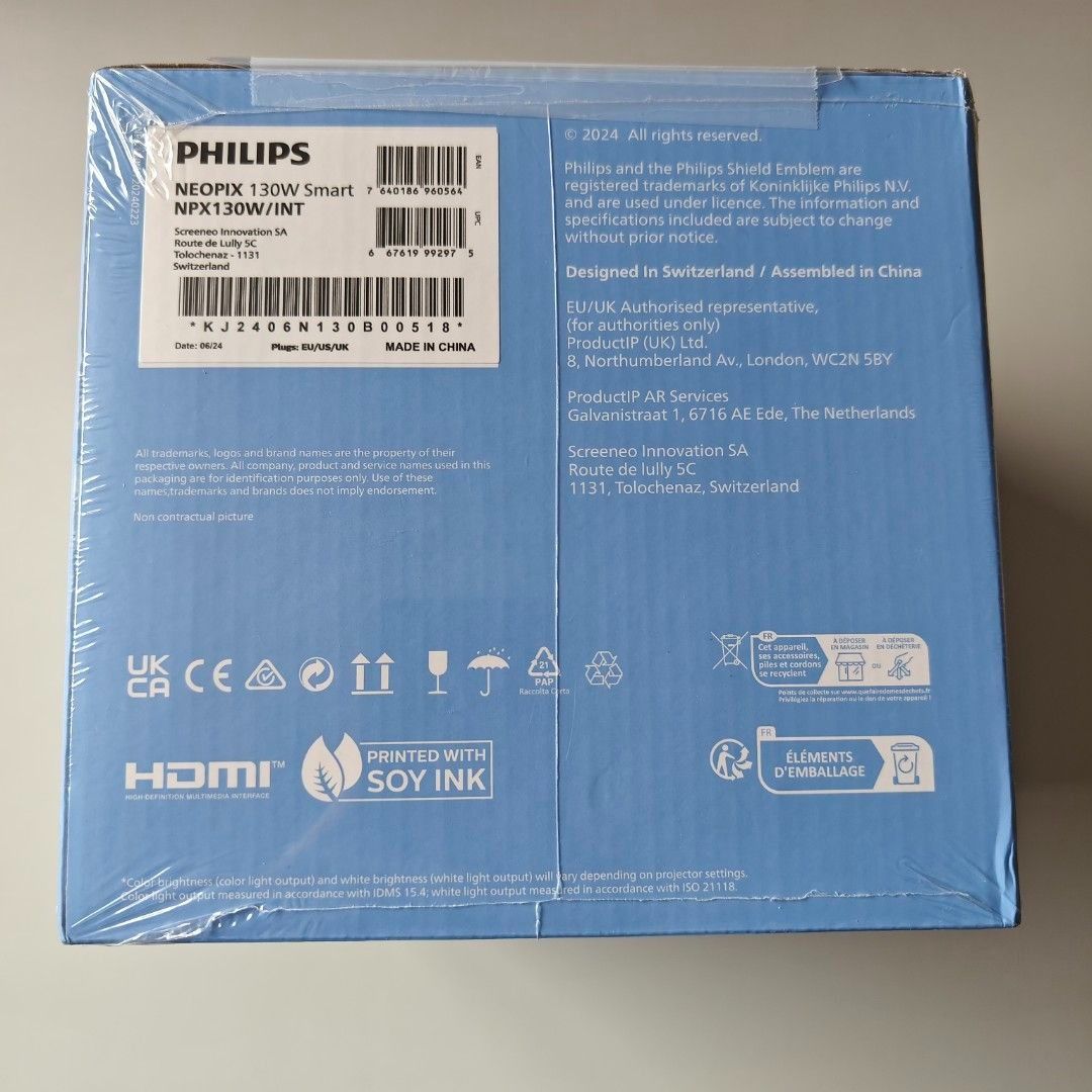 [5折] PHILIPS NeoPix 130W smart NPX130W /INT 家用投影機 電視 home projector ...