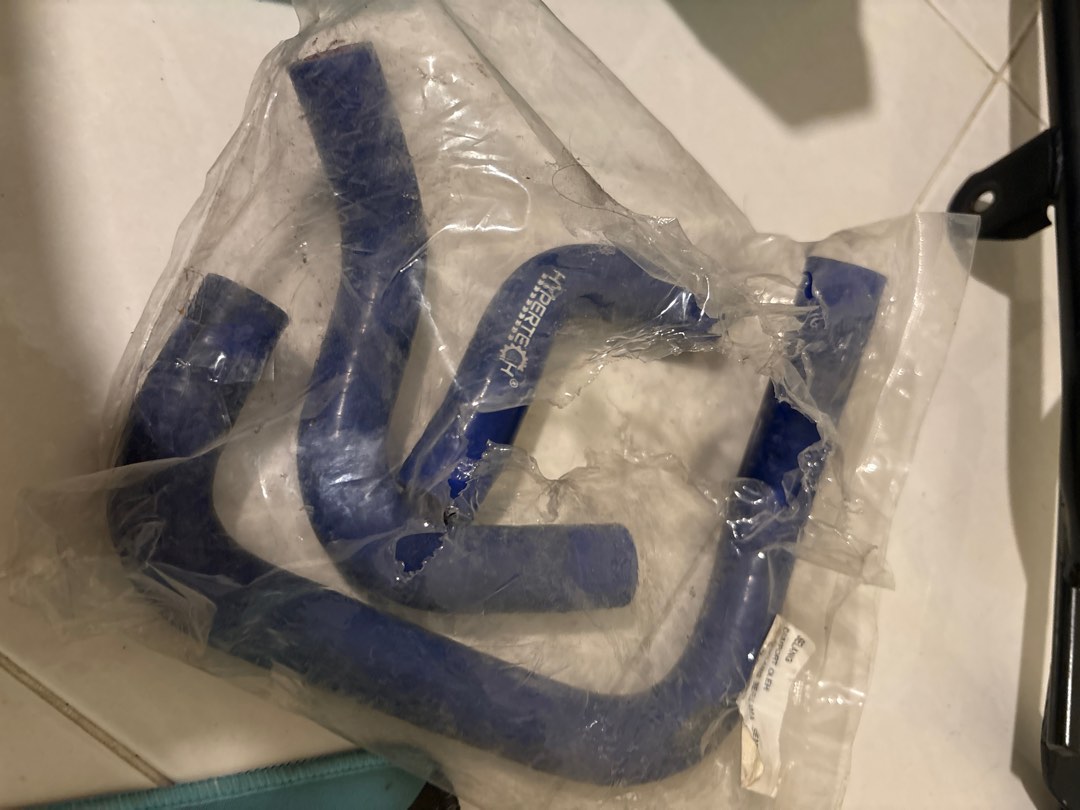 Aerox V1 radiator hose blue, Motorcycles, Motorcycle Accessories on ...