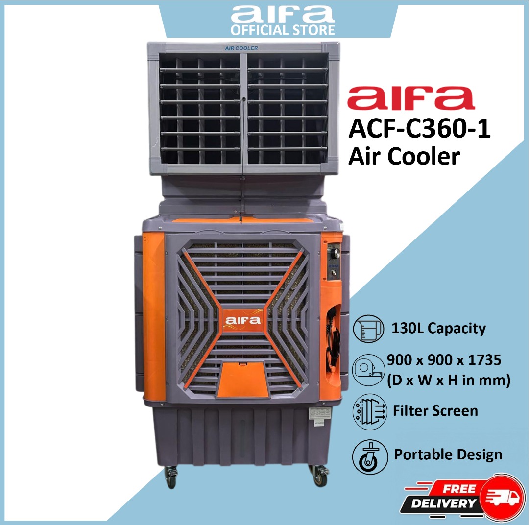 Aifa ACF-C360-1 Industrial Air Cooler, 20,000m³/h airflow, Durable PP ...