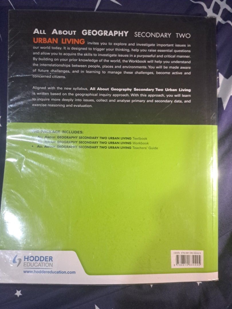 All About Geography Secondary 2 Urban Living Workbook, Hobbies & Toys ...