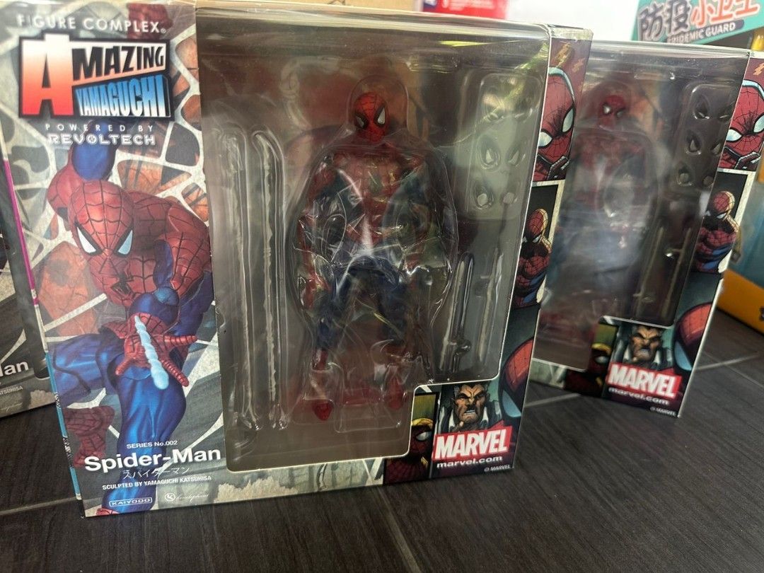 Amazing Yamaguchi Revoltech Spider-Man Action Figure, Hobbies & Toys ...
