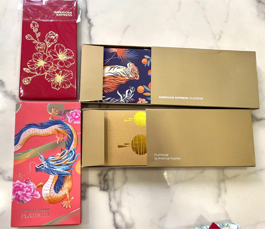 American Express Platinum Ang Pao Set, Hobbies & Toys, Occasions ...