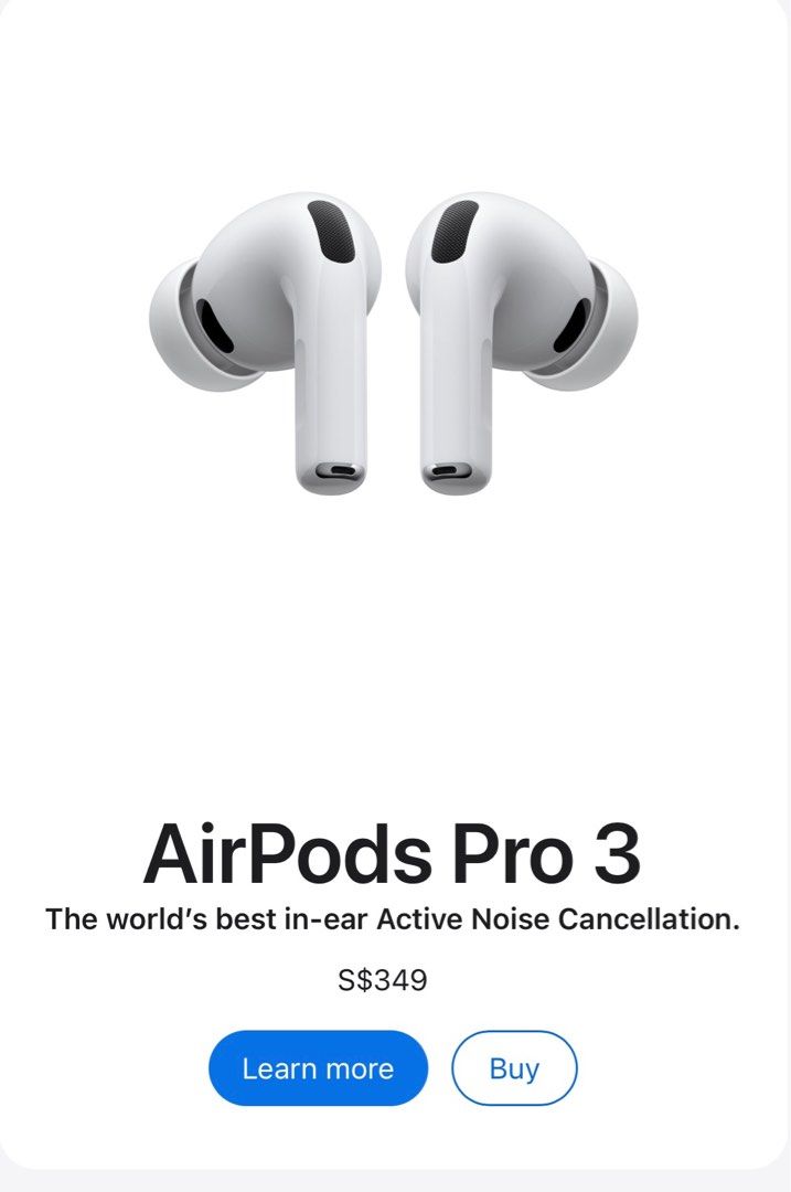 Apple Airpods Pro 3, Audio, Headphones & Headsets on Carousell