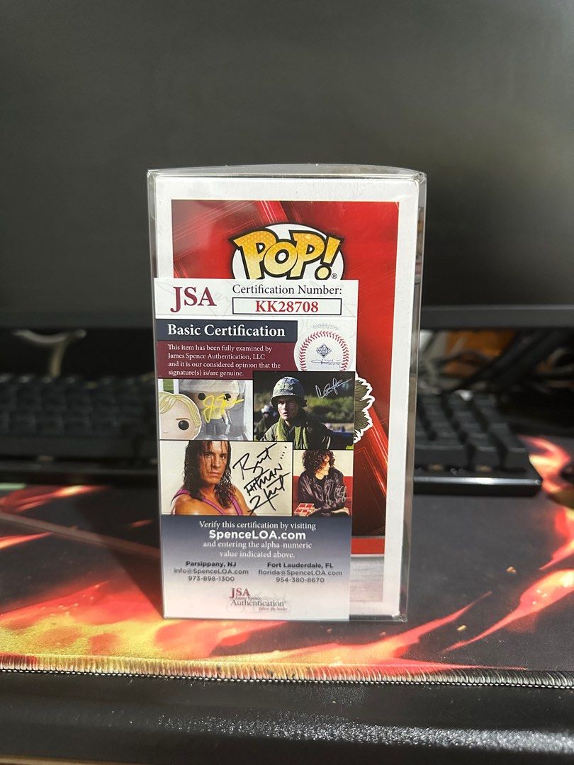 Autograph Charlotte flair funk pop, Hobbies & Toys, Toys & Games on ...