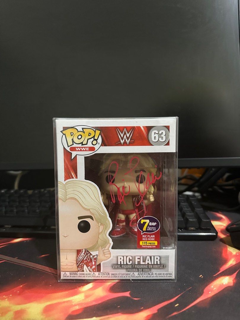 Autograph Ric Flair Funko pop, Hobbies & Toys, Toys & Games on Carousell