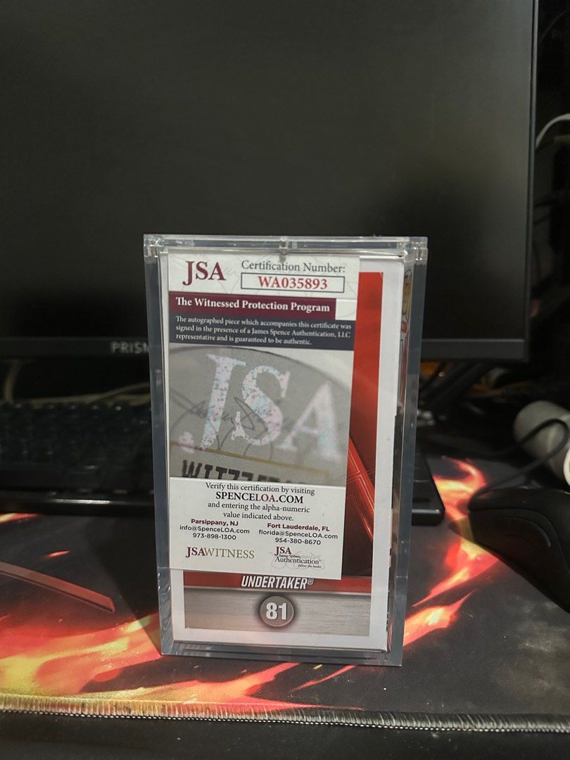 Autograph Undertaker Funko pop, Hobbies & Toys, Toys & Games on Carousell