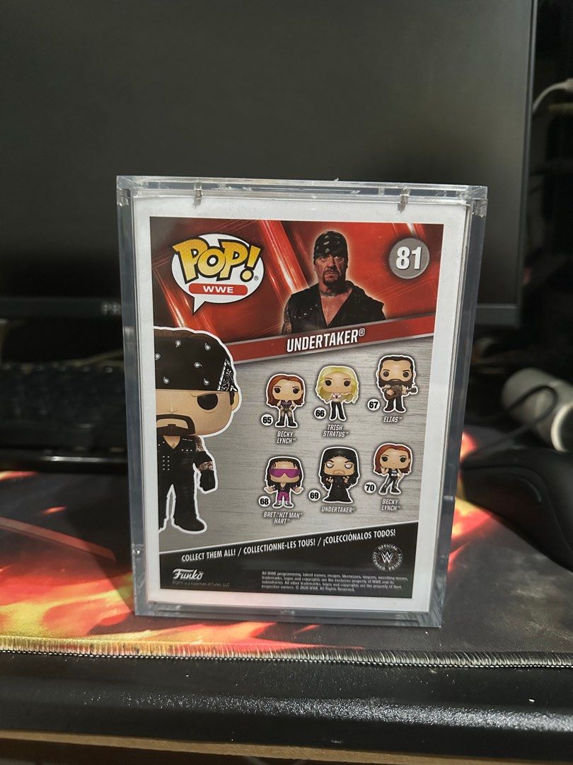 Autograph Undertaker Funko pop, Hobbies & Toys, Toys & Games on Carousell