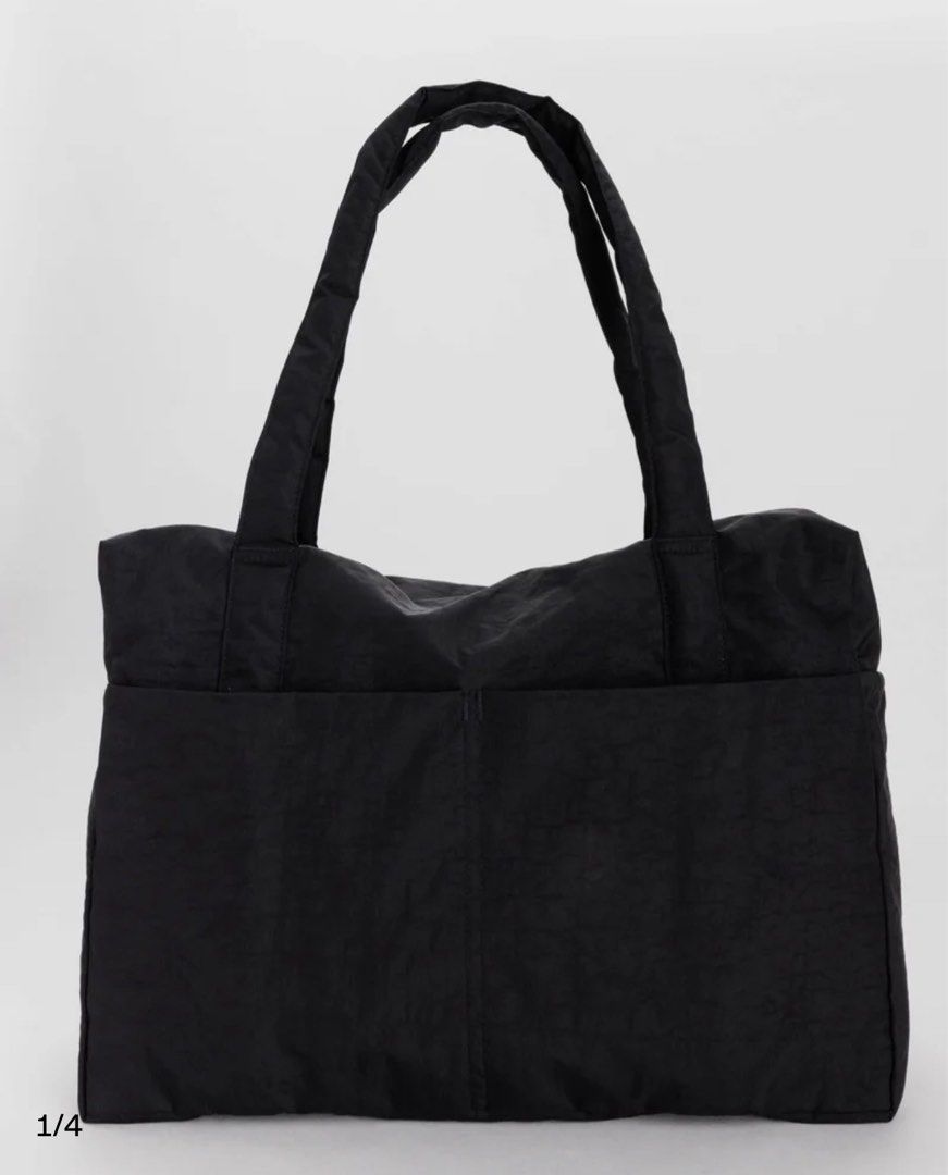 Baggu Cloud Carry On in Black, Women's Fashion, Bags & Wallets, Tote ...