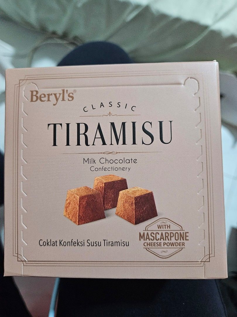 Beryl's Classic Tiramisu Milk Chocolate, Food & Drinks, Packaged ...