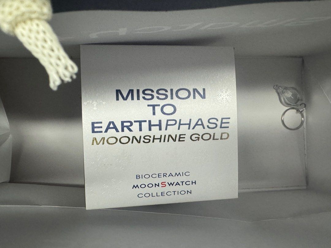 BN Snow ️Edition - Omega x Swatch Earthphase Moonshine Gold (Cold Moon ...