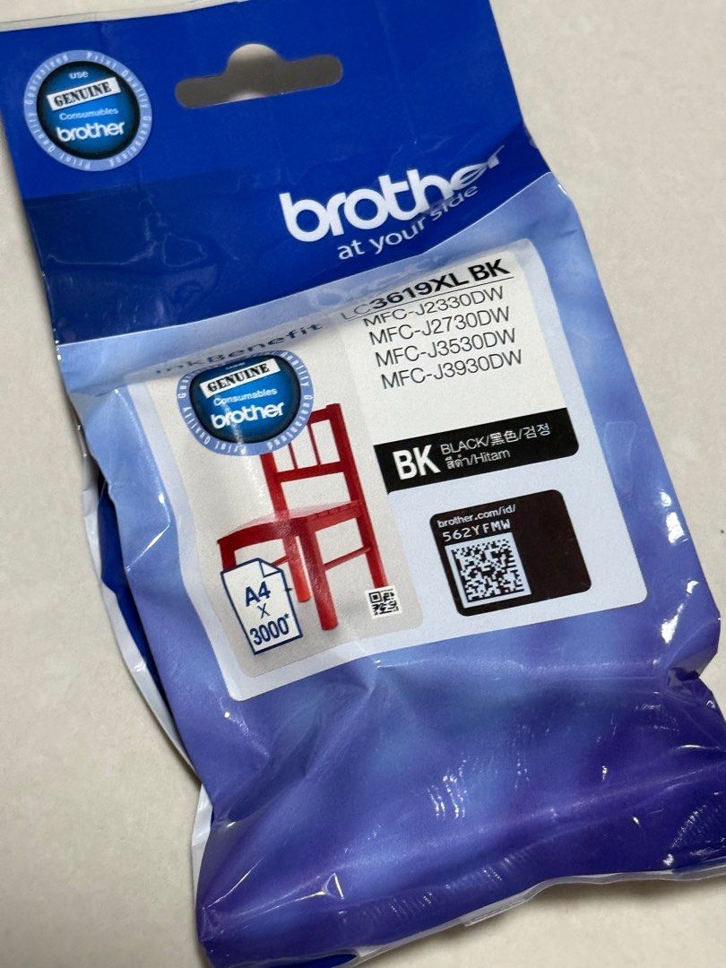 Brother LC3619XL BK Black Ink Cartridge, Computers & Tech, Printers ...