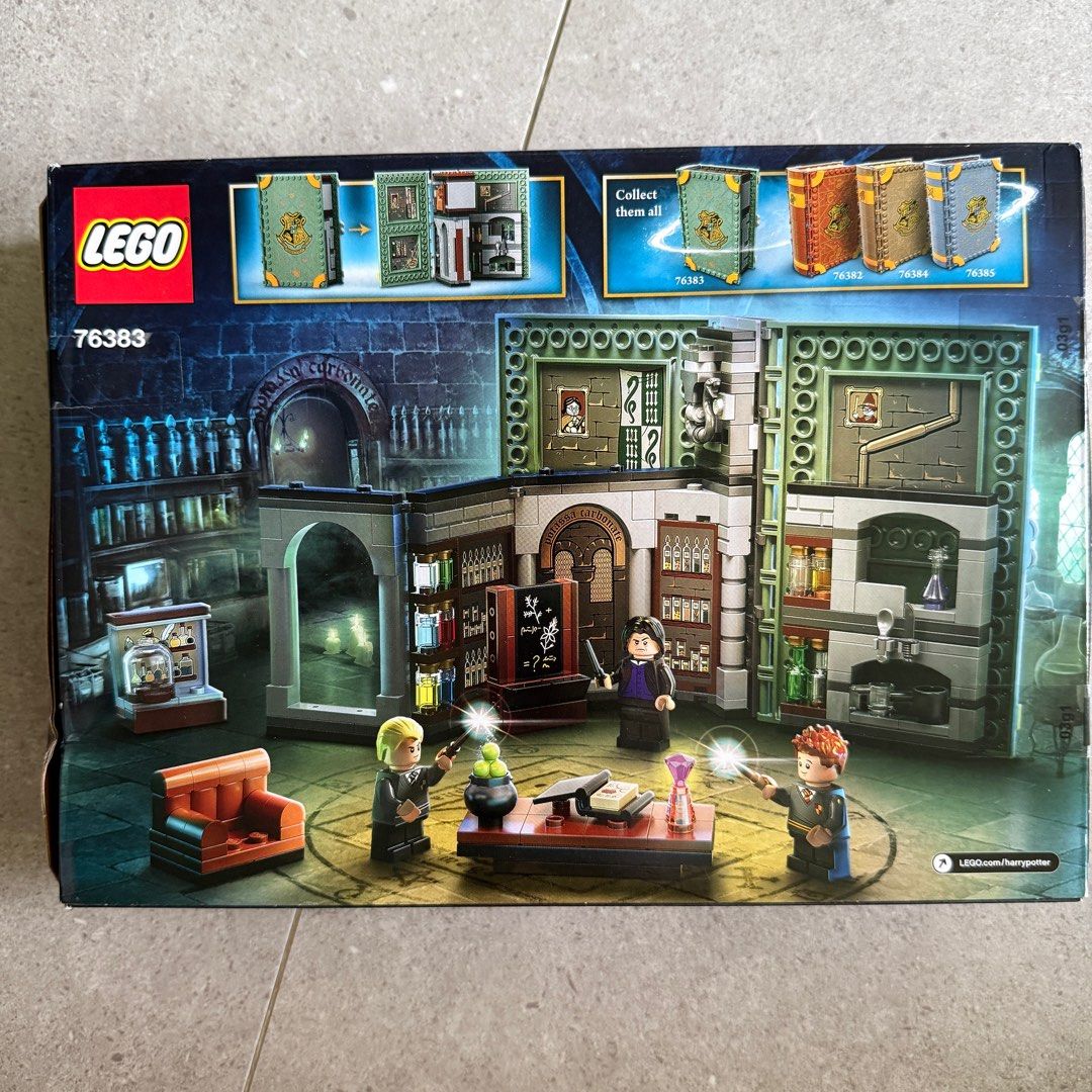 Built LEGO Harry Potter Hogwarts Moment: Potions Class 76383, Hobbies ...