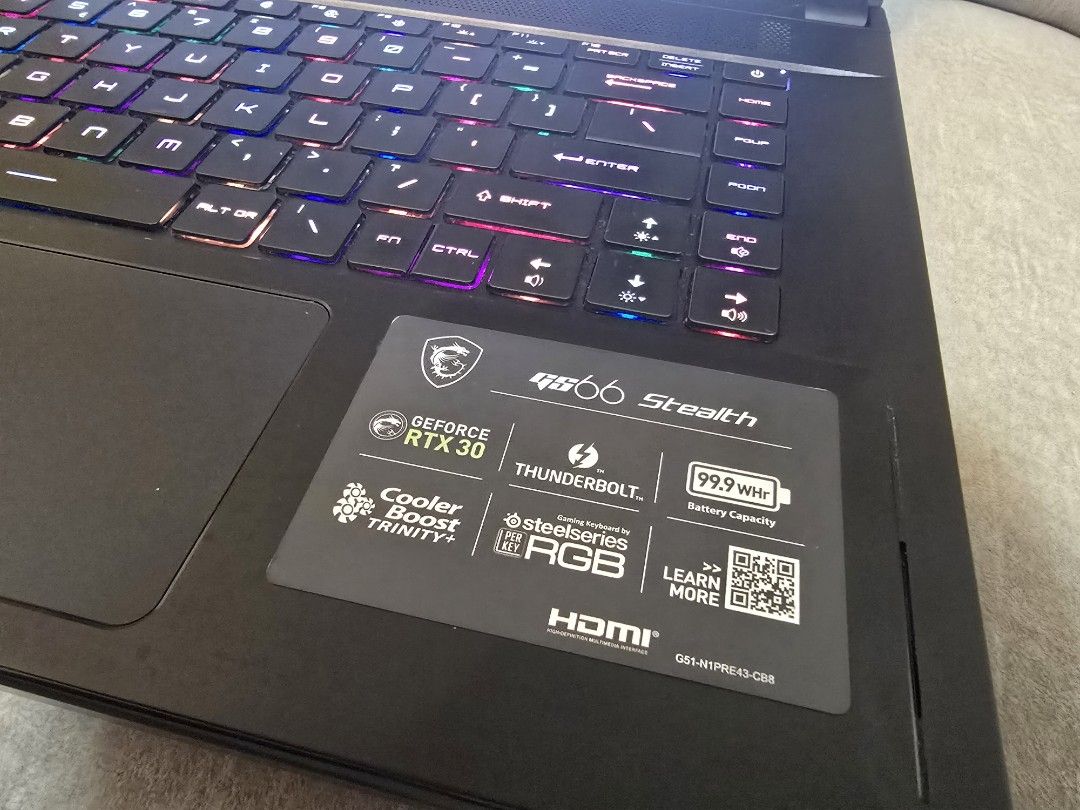 (CAN TRADE IN) MSI STEALTH GS66 RTX 3070 GAMING LAPTOP, Computers ...