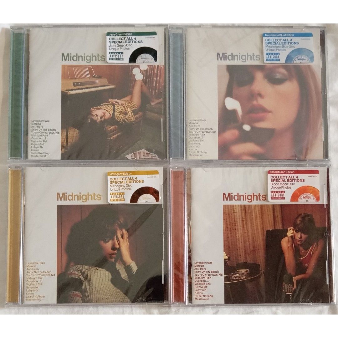 [Capitol Music] Taylor Swift - Midnights CD Album ;'!', Hobbies & Toys ...