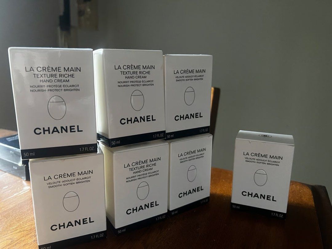 Chanel la creme main texture hand creame and no 5 ON hand cream, Beauty ...