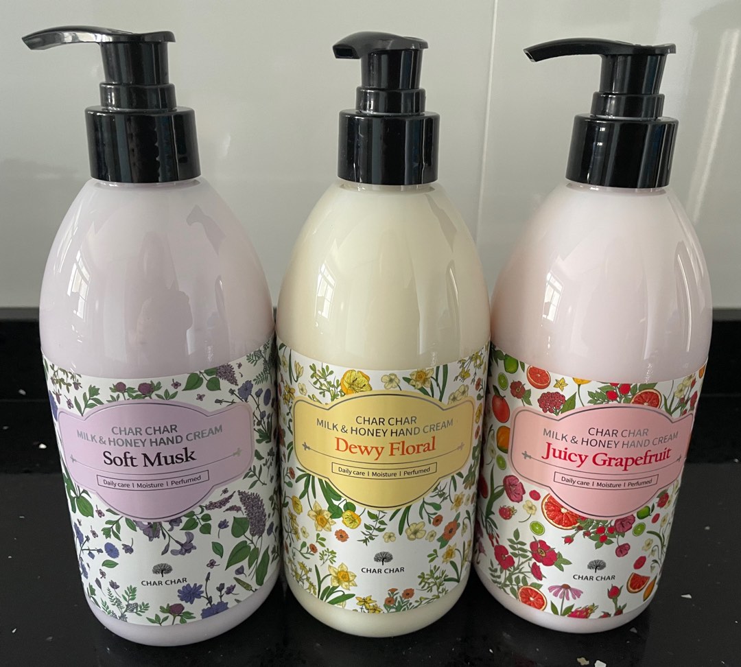 Char Char Milk & Honey Hand Cream - Set of 3, Beauty & Personal Care ...