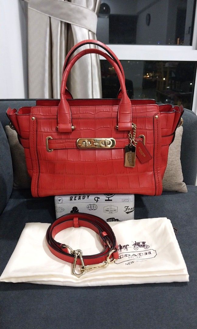 Coach Swagger 27 Bag, Luxury, Bags & Wallets on Carousell