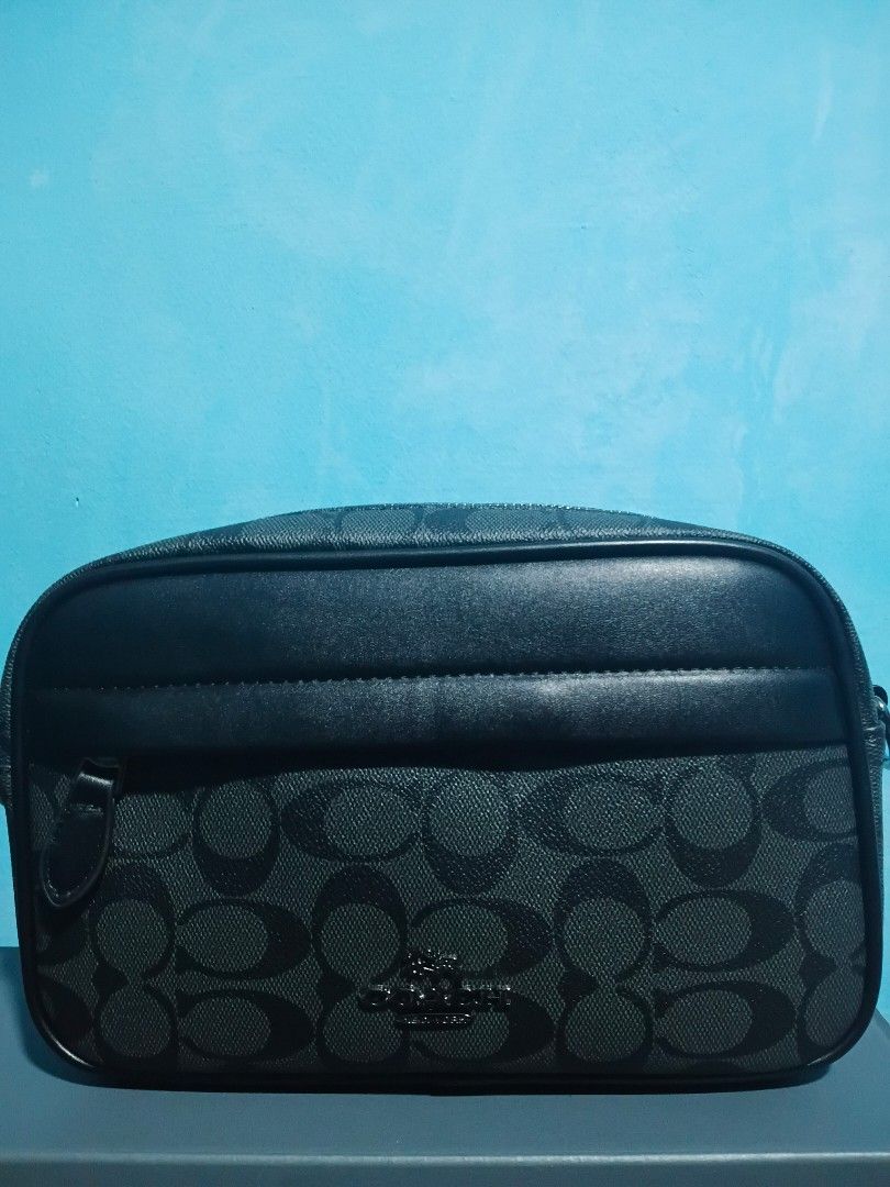 Coach Signature Pattern Bag, Men's Fashion, Bags, Sling Bags on Carousell