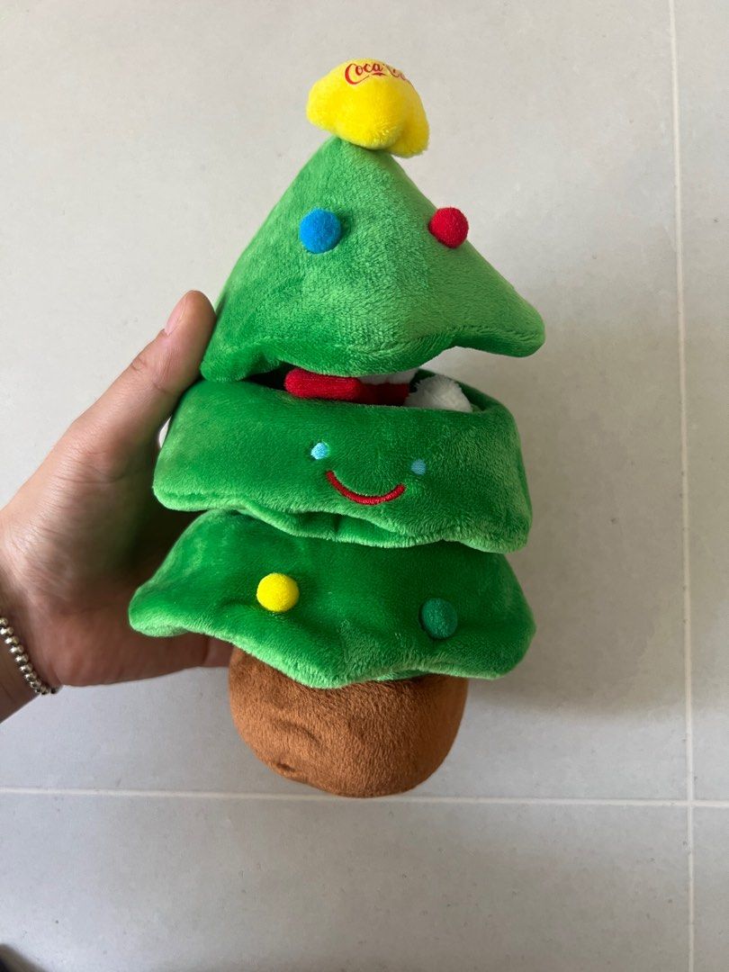 Coca-Cola jolibee Christmas Tree Plush Toy, Hobbies & Toys, Toys ...