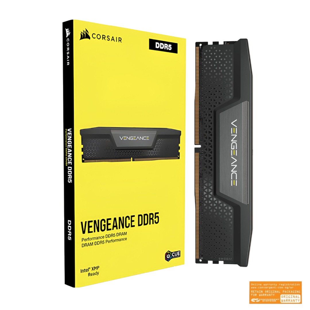 CORSAIR VENGEANCE® DDR5 DRAM Memory Kit — Black, Computers & Tech ...