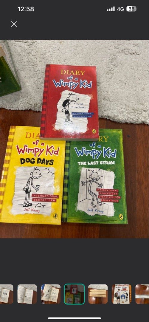 Diary of a Wimpy Kid Books, Hobbies & Toys, Books & Magazines, Children ...