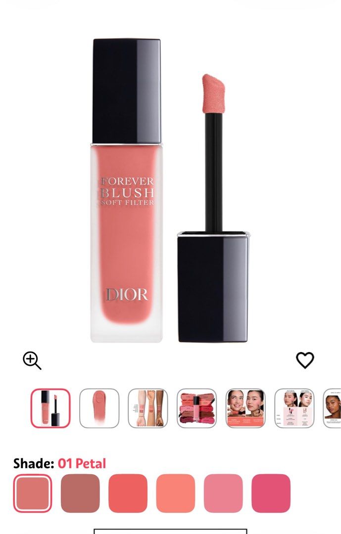 Dior Forever Blush Soft Filter, Beauty & Personal Care, Face, Makeup ...