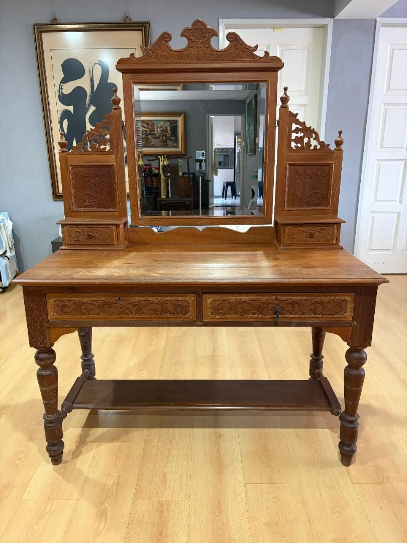 Dressing table - original locks with keys included, Furniture & Home ...