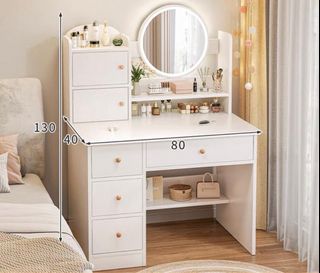 Ikea Dressing Table With Mirror, Furniture & Home Living, Furniture ...