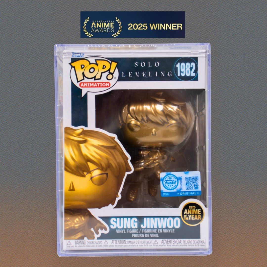 ( 3 SLOTS LEFT Pre-Order) Funko Pop! Solo Leveling Sung Jinwoo Gold ...
