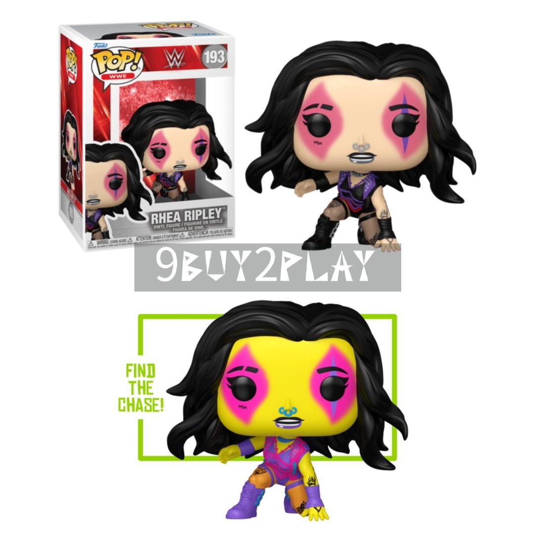 「新貨預訂」Funko pop WWE Rhea Ripley Main Event Jey Uso Jesse The Body ...