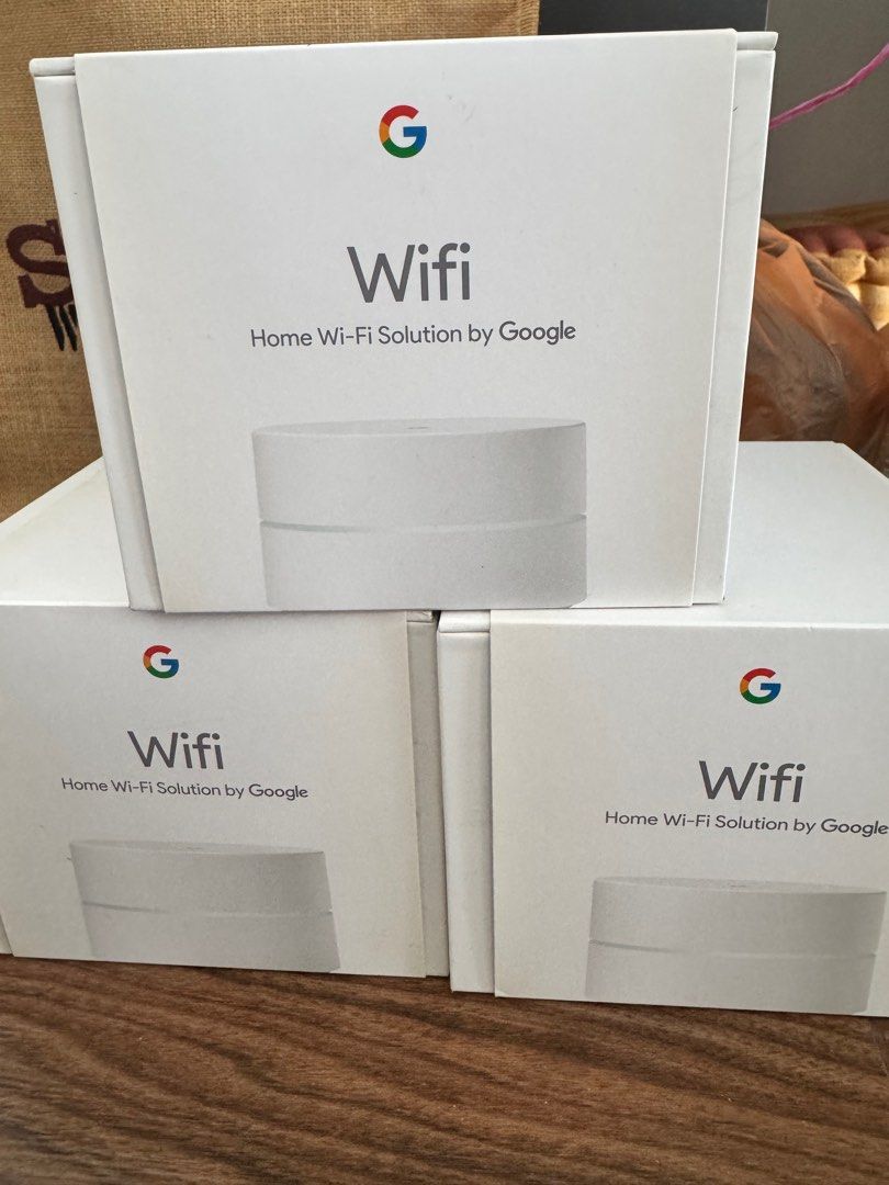 Google Wifi Mesh (3 pcs), Computers & Tech, Parts & Accessories ...