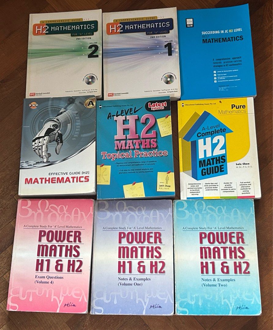 H2 Mathematics Textbook Bundle, Hobbies & Toys, Books & Magazines ...