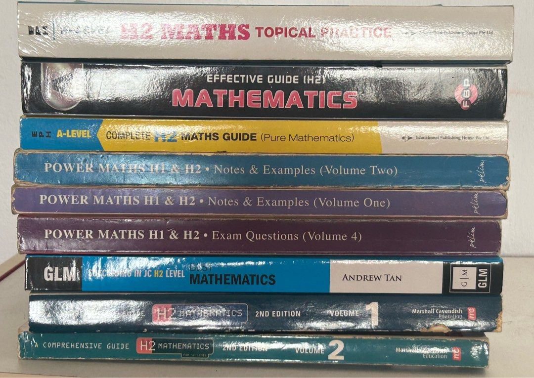 H2 Mathematics Textbook Bundle, Hobbies & Toys, Books & Magazines ...