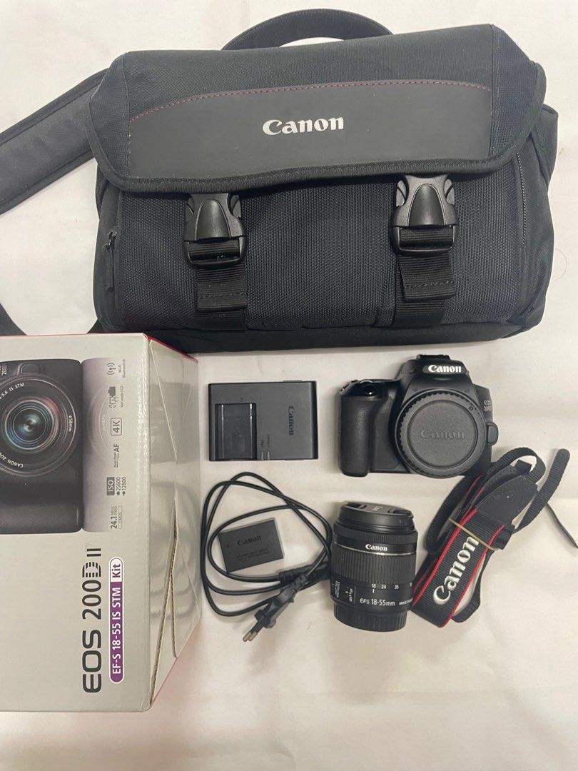 [Harga Jackpot] Canon EOS 200D II DSLR Camera with 18-55mm Lens(Full ...