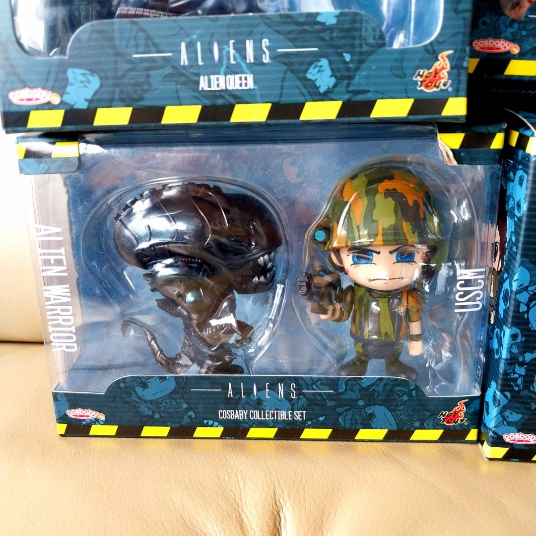 ‼️低價出售全部‼️Hot Toys Aliens Q版公仔 ALIENS Cosbaby Hottoys 異形 皇后 Alien queen ...