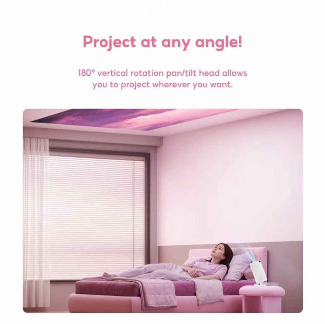 HY300 Pro Mini Home Projector, TV & Home Appliances, TV & Entertainment ...