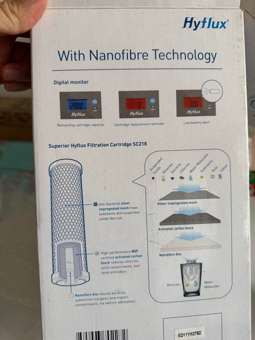 Hyflux Spring Digital Water Purifier S218 (missing diverter), 家庭電器, 廚房 ...