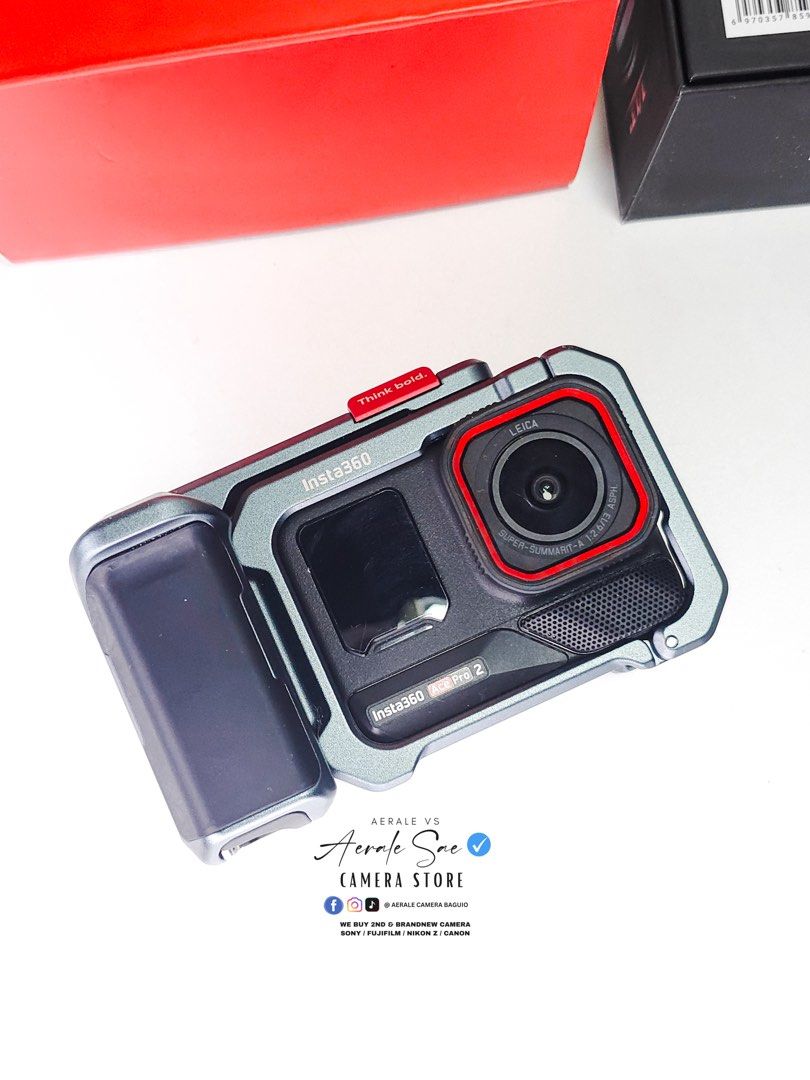 Insta360 Ace Pro 2 + Explorer Grip Kit, Photography, Cameras on Carousell