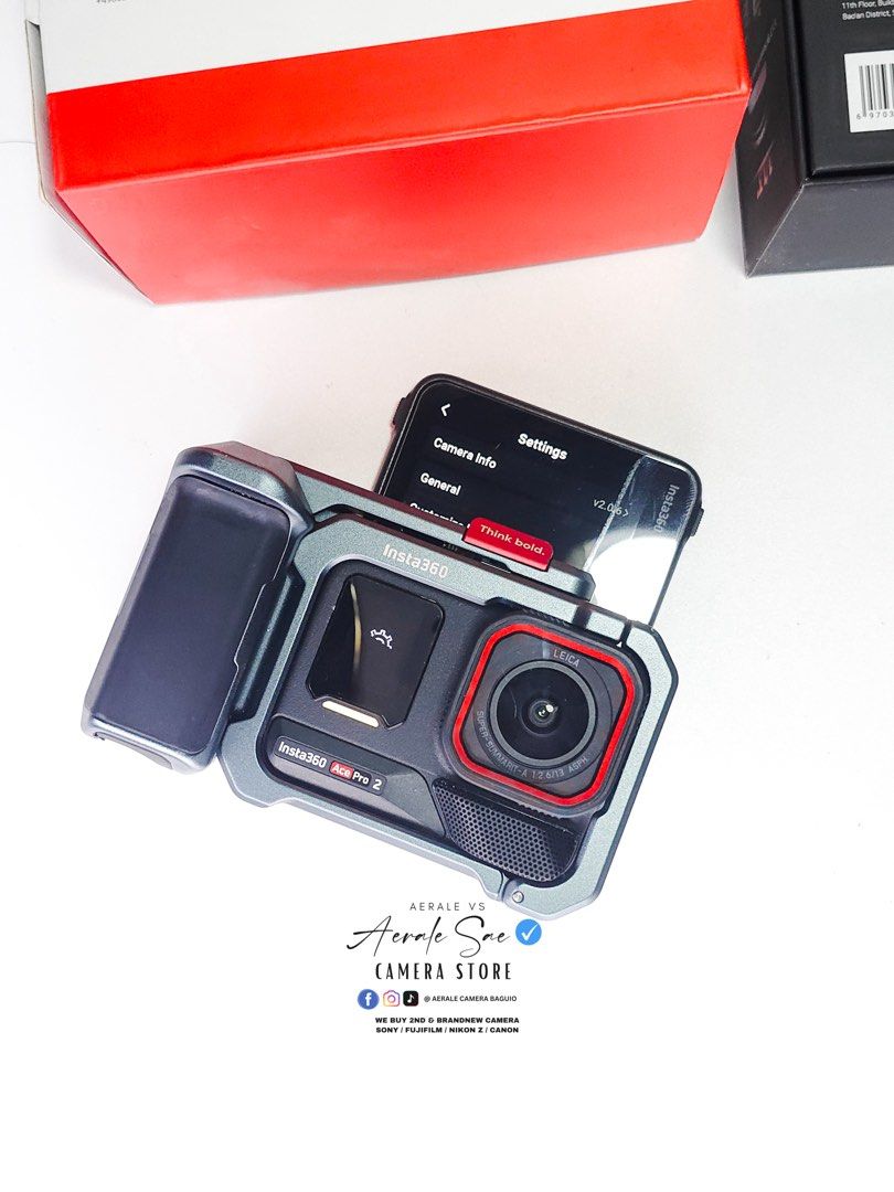 Insta360 Ace Pro 2 + Explorer Grip Kit, Photography, Cameras on Carousell