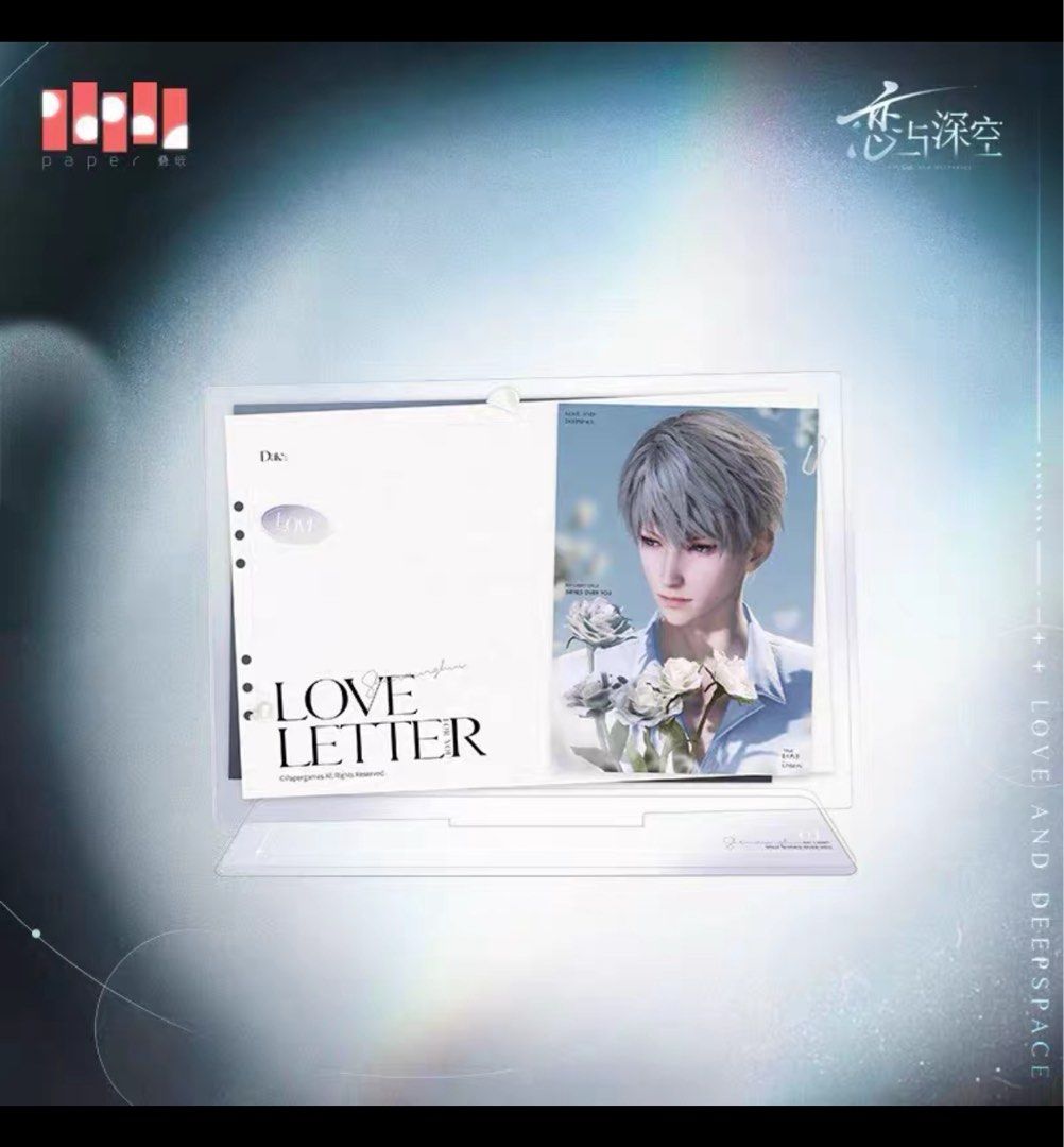 Instock Xavier Official love and deepspace Acrylic Memo Display Stand ...