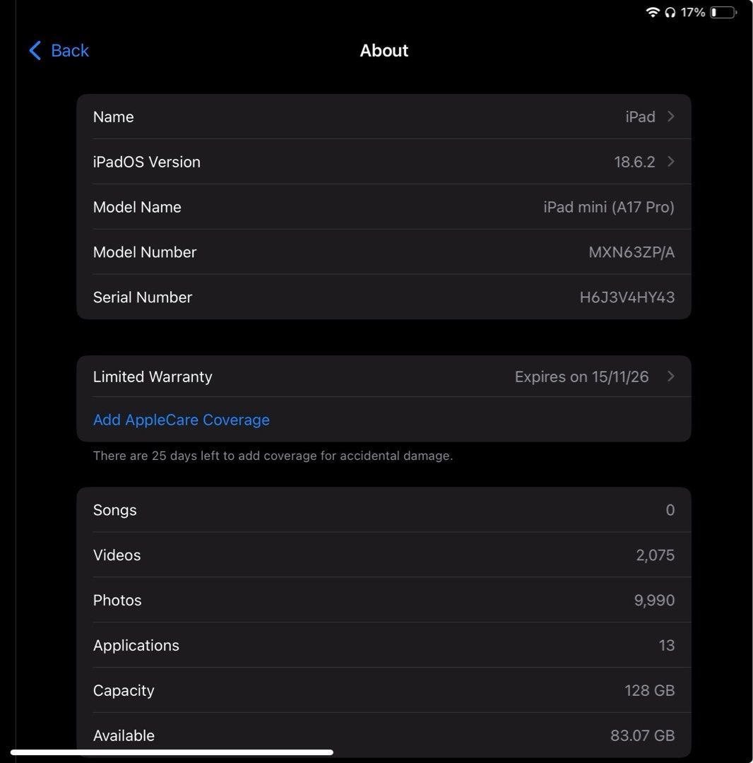 iPad Mini 7 (A17 Pro) Grey 128GB, Mobile Phones & Gadgets, Tablets ...