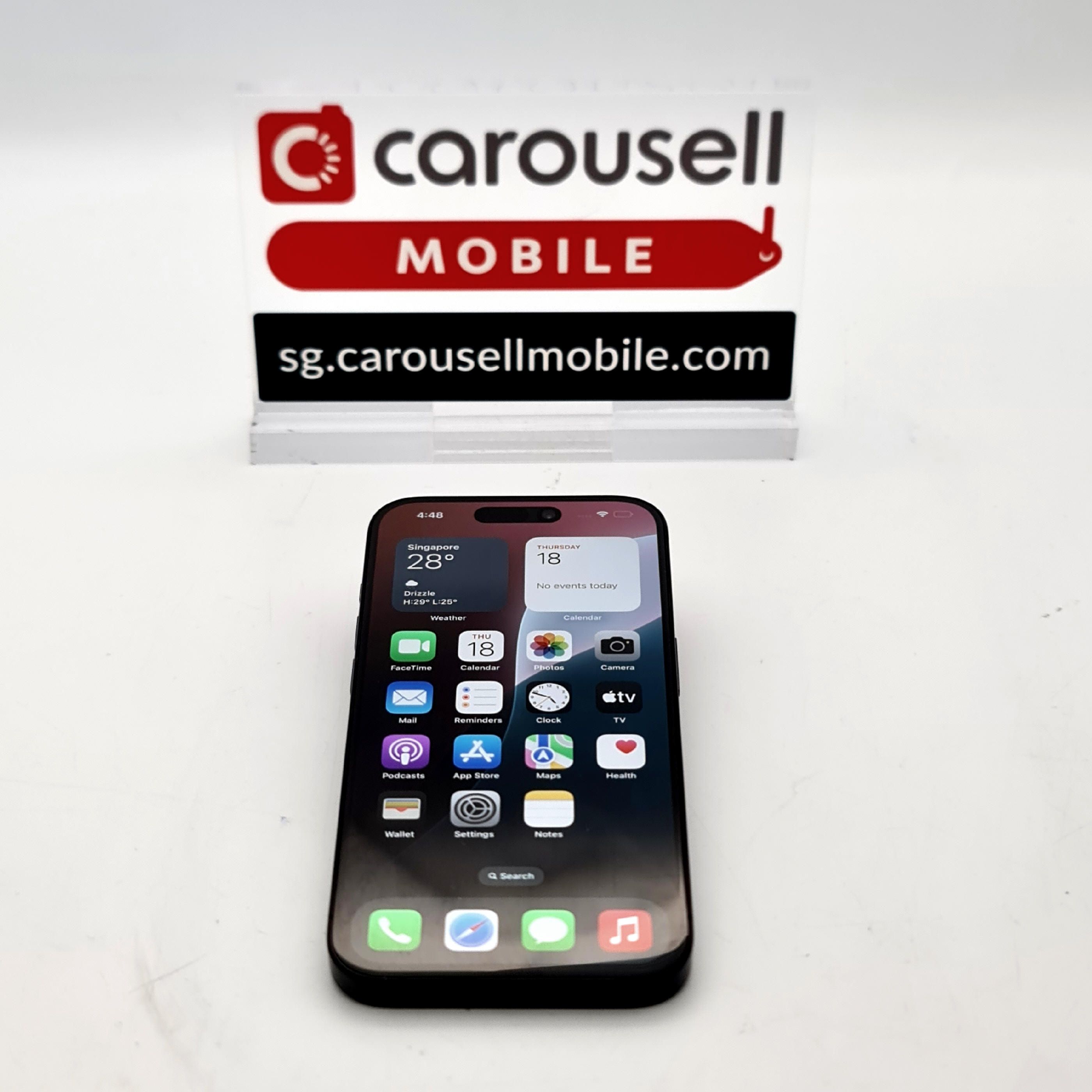 iPhone 15 Pro Black Titanium 128GB, Mobile Phones & Gadgets, Mobile ...