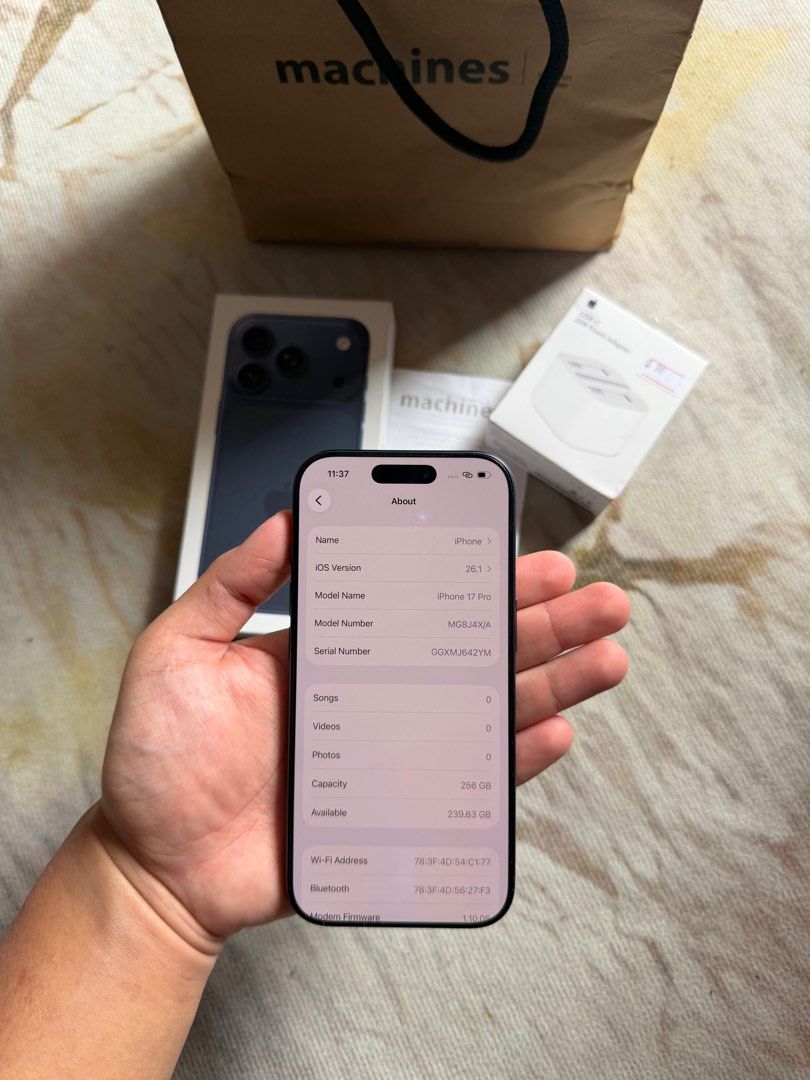 iPhone 17 Pro Deep Blue 256GB, Mobile Phones & Gadgets, Mobile Phones ...