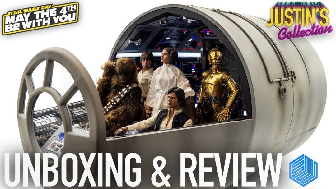 JazzInc Star Wars Millennium Falcon Cockpit Diorama Hot Toys Inart JND ...